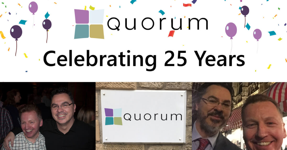 Celebrating 25 Years of Quorum: Charles and Andy - Quorum